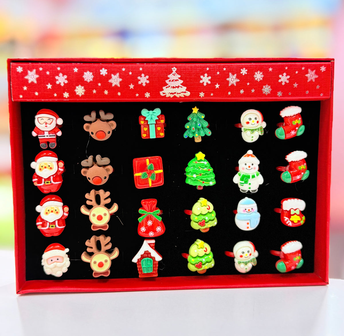 Christmas Themed Kids Finger Ring – Chains & Charms