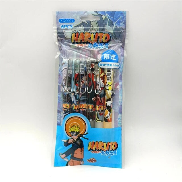 Naruto Pen Set of 6 – Chains & Charms