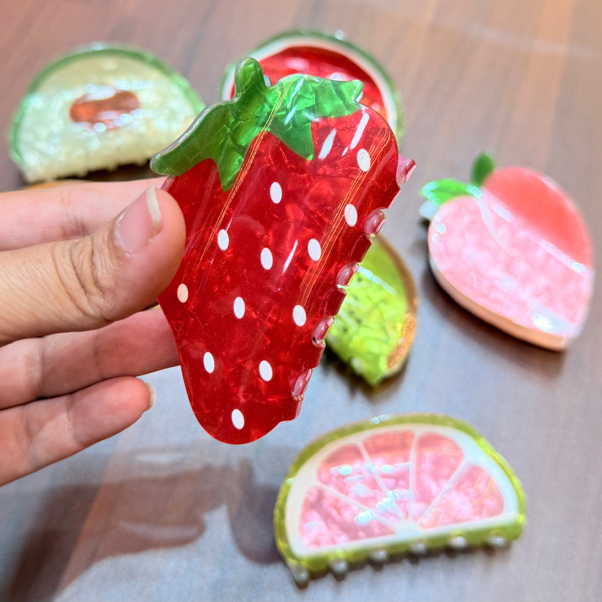Fresh Fruit Claw Clip – Chains & Charms