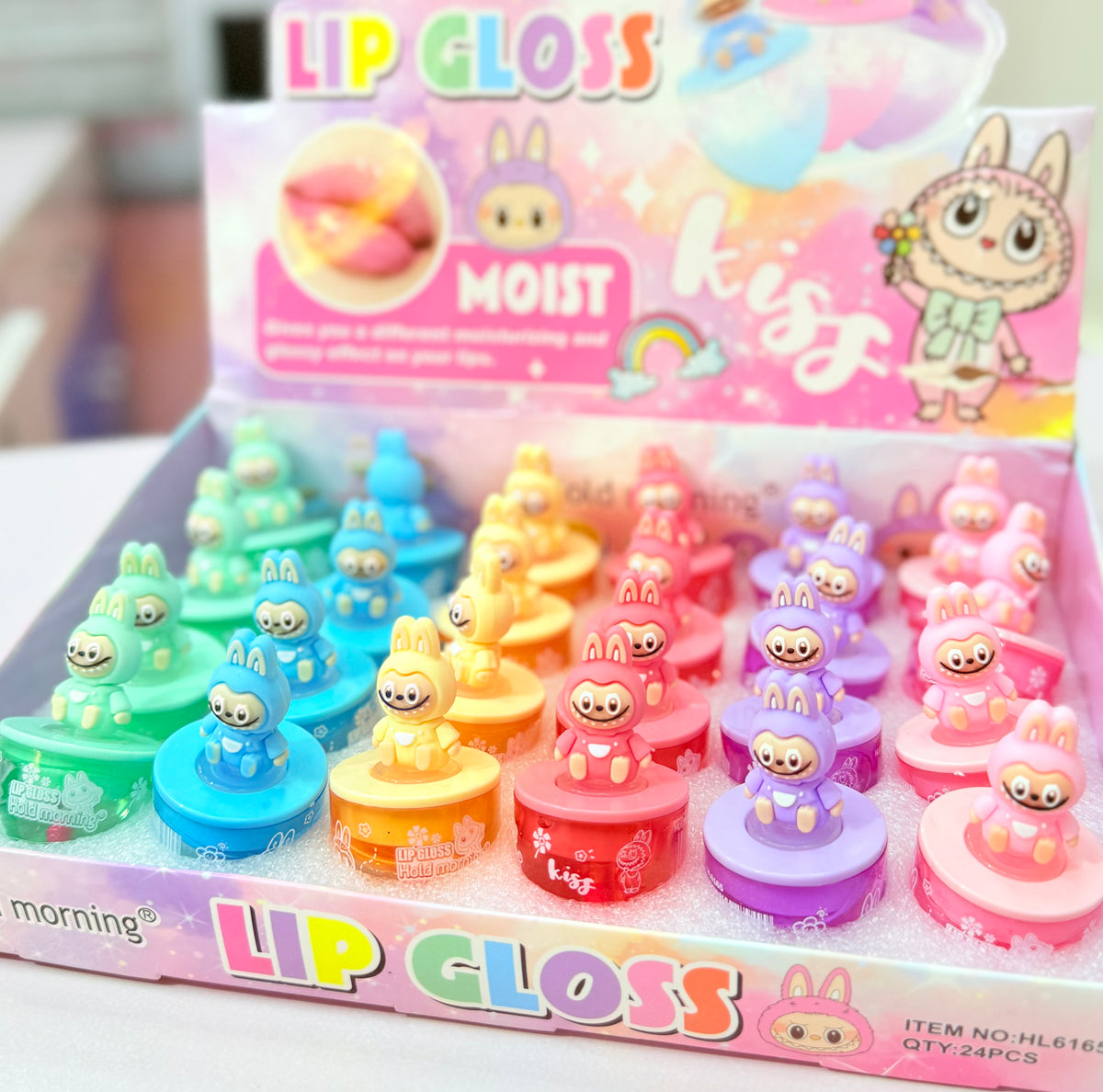 Labubu Lip Gloss – Chains & Charms