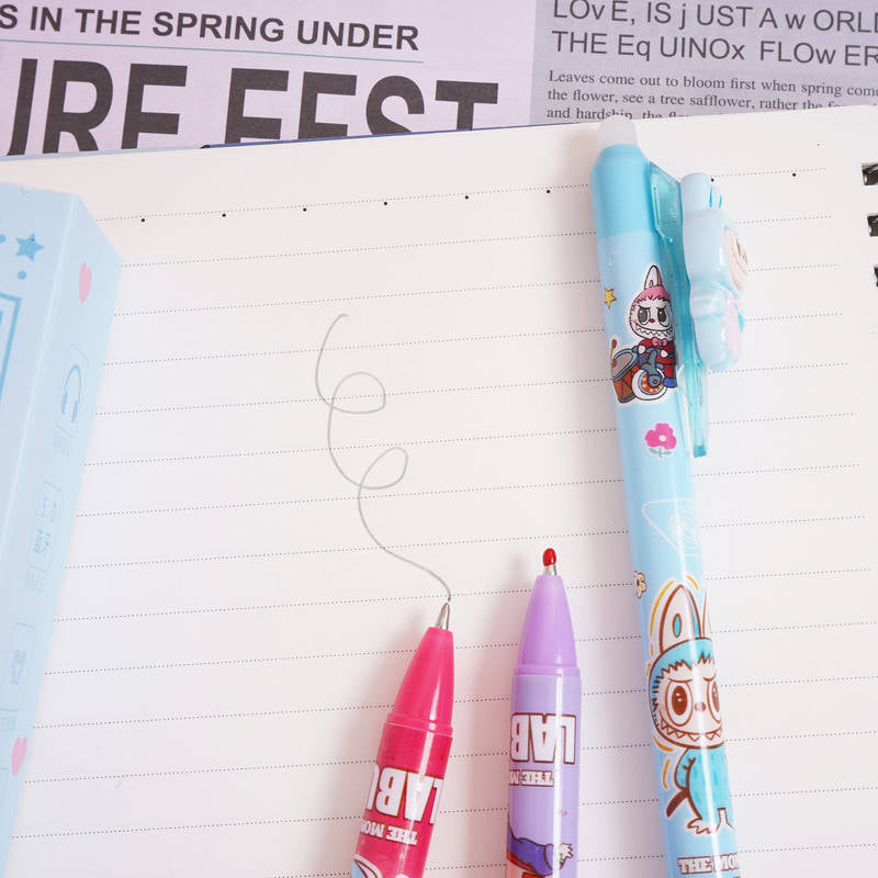 Labubu Charm Blue Gel Pen – Chains & Charms