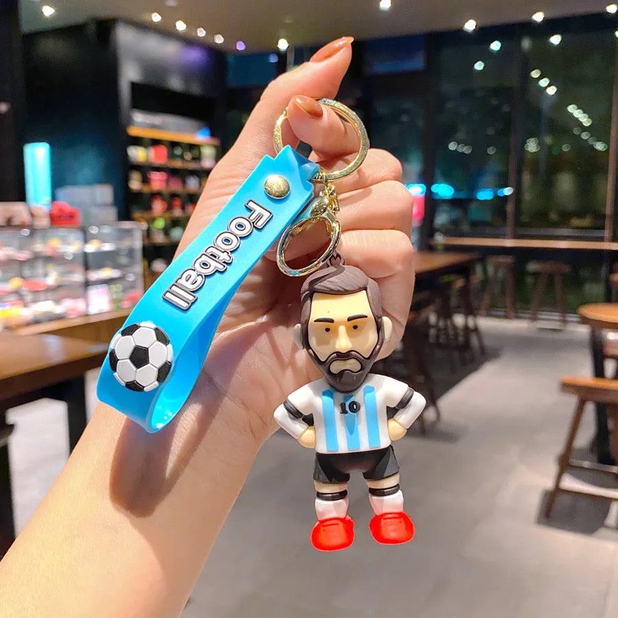 Ronaldo Silicone Keychain – Chains & Charms