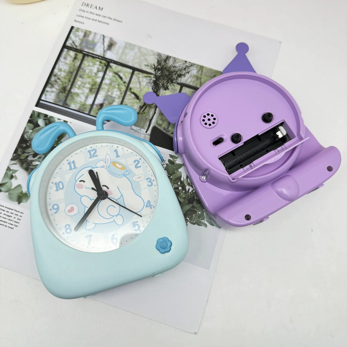 Cartoon Alarm Clock – Chains & Charms